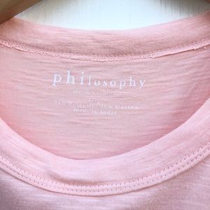 Philosophy | Tops | Philosophy Peplum Tank Blush Pink Size L | Poshmark